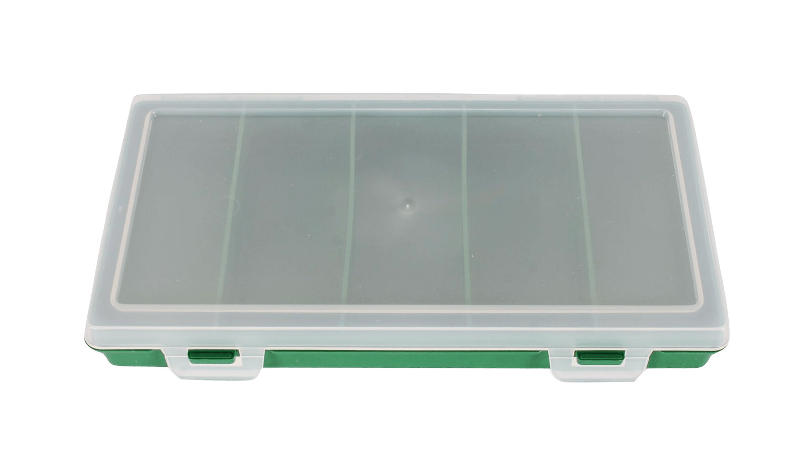 Органайзер для мелочей зеленый 5 ячеек 240х130х35мм, пластик