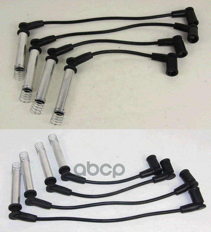 Комплект высоковольтных проводов, L1=390MM, L2=360MM, L3=380MM, L4=220MM FORD FIESTA V (JH, JD) 01-08 K шт. OSSCA арт. 29284