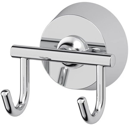 Крючок FBS Vizovice VIZ 002 двойной, для ванны, хром