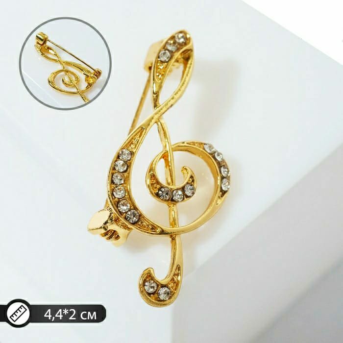 Брошь, стразы