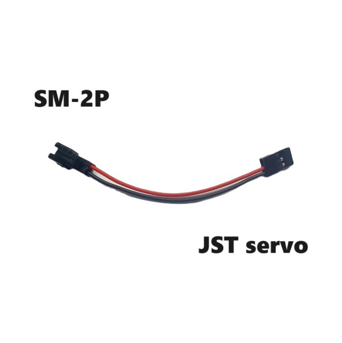 Переходник JST servo SM2.54 JST SM-2p 2P 2pin (мама / папа) 105 разъем servo connection адаптер штекер SM2P 22 AWG LED