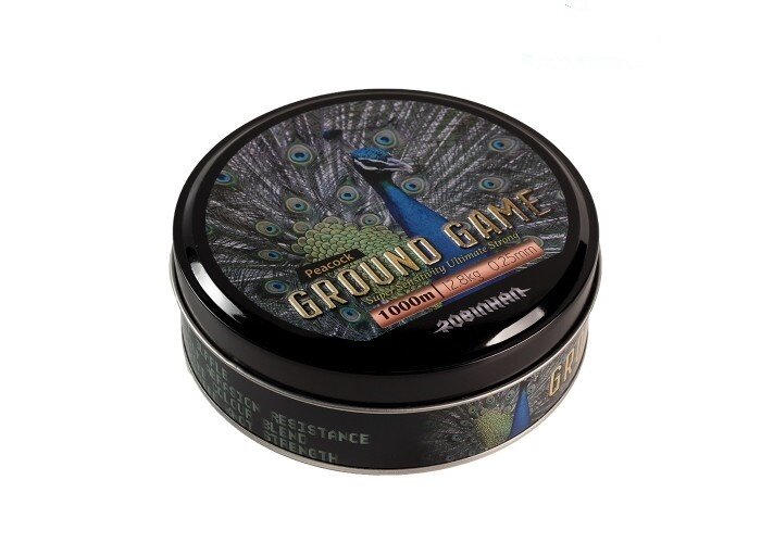 Леска Ground Game 1000 м 0,40 PEACOCK светло-зеленая