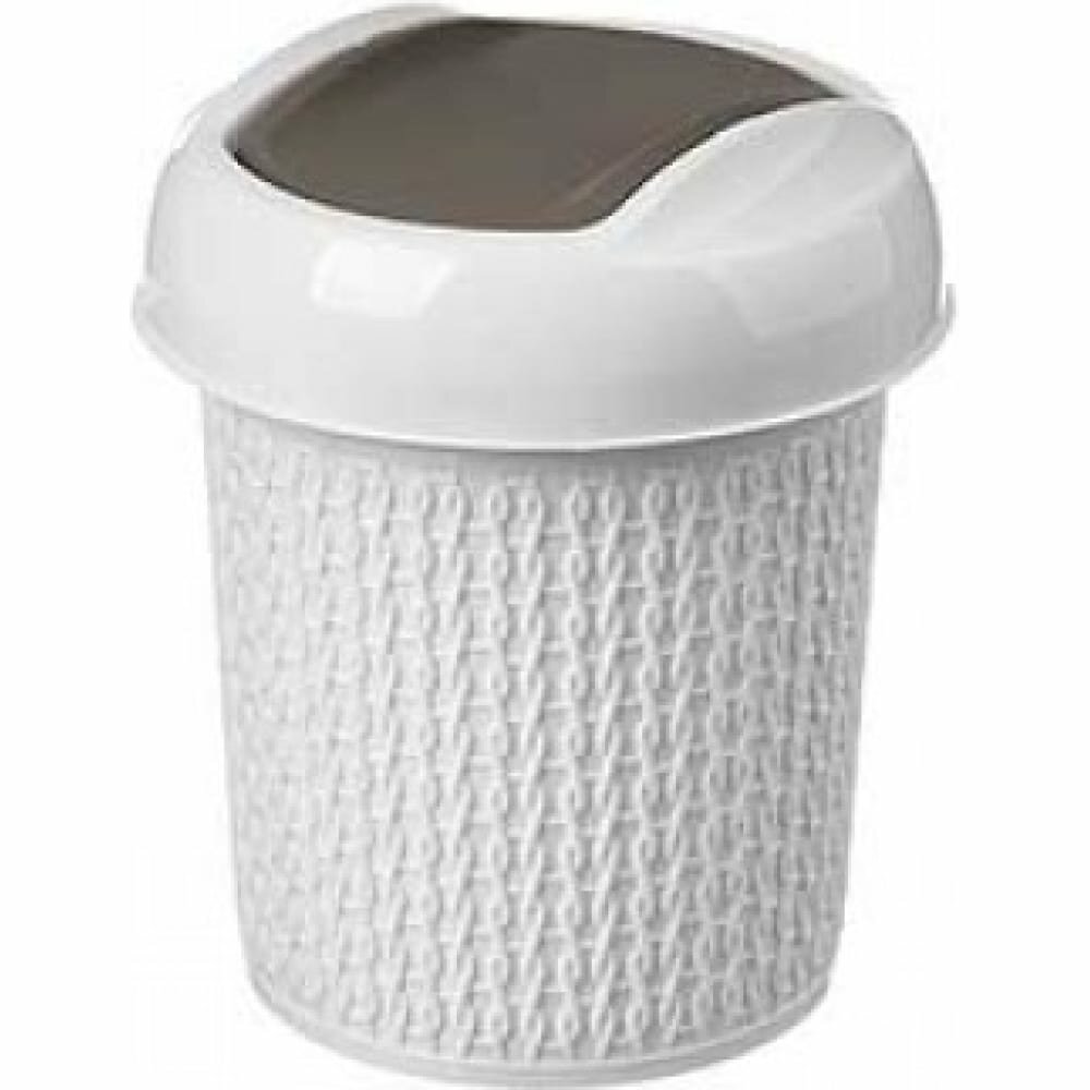 Контейнер 1 л для мусора Velvet св-сер/30