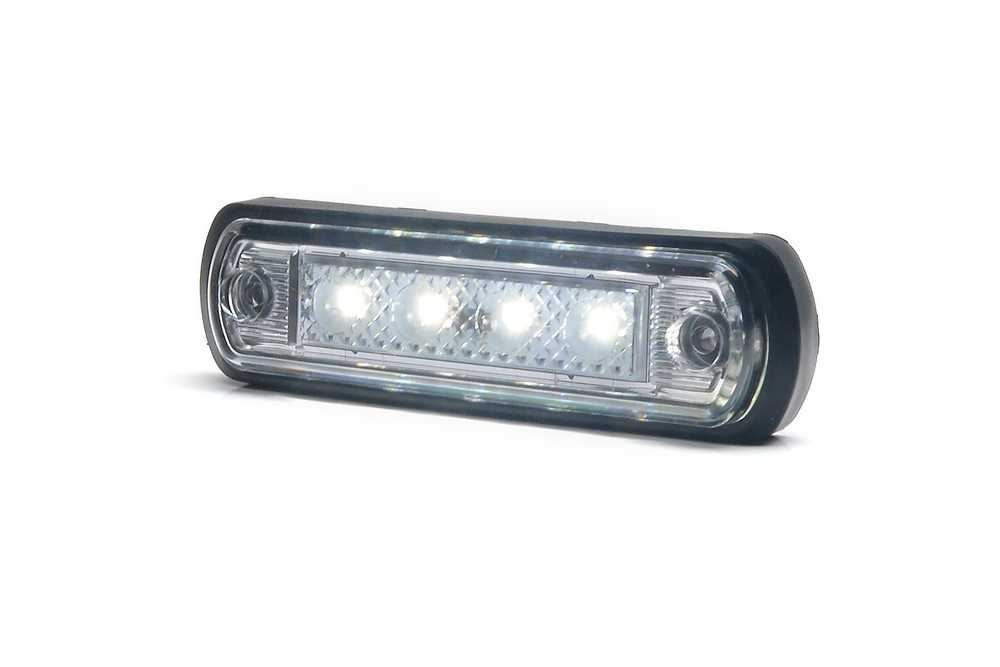 WAS 1340 фонарь габаритный передний 12v-24v led провод 22cm\ man