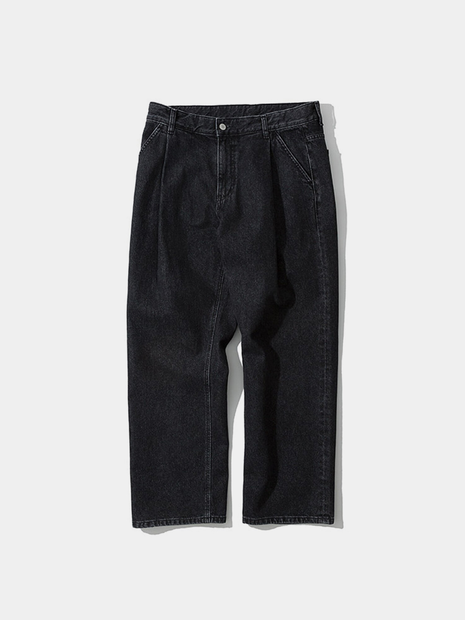 Джинсы широкие Wide One Tuck Denim 