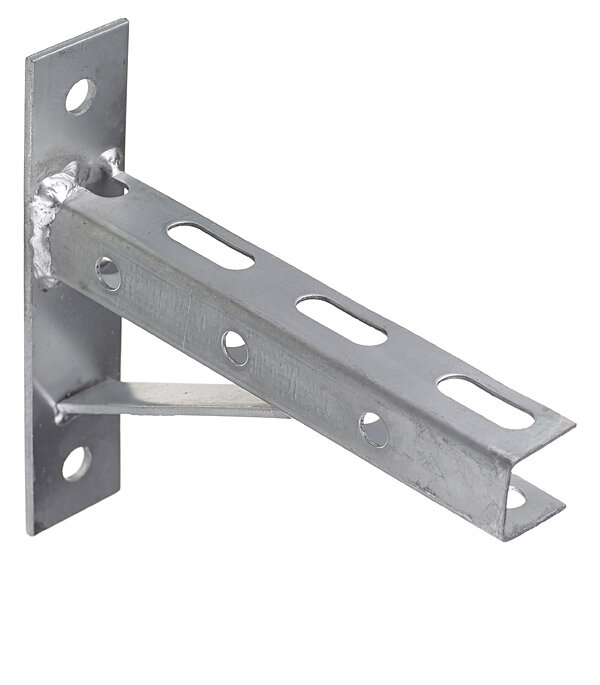 Кронштейн П-образный консольный 200х180 мм левый