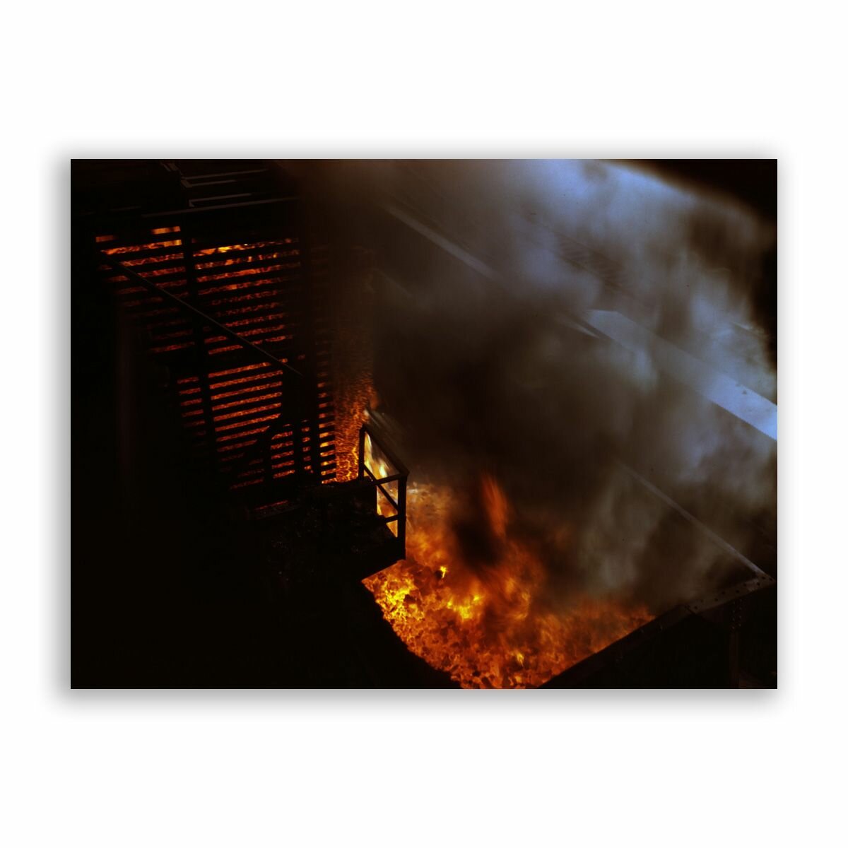 Постер, плакат на бумаге / Металлургические цеха 40-х годов / Размер 60 x 80 см