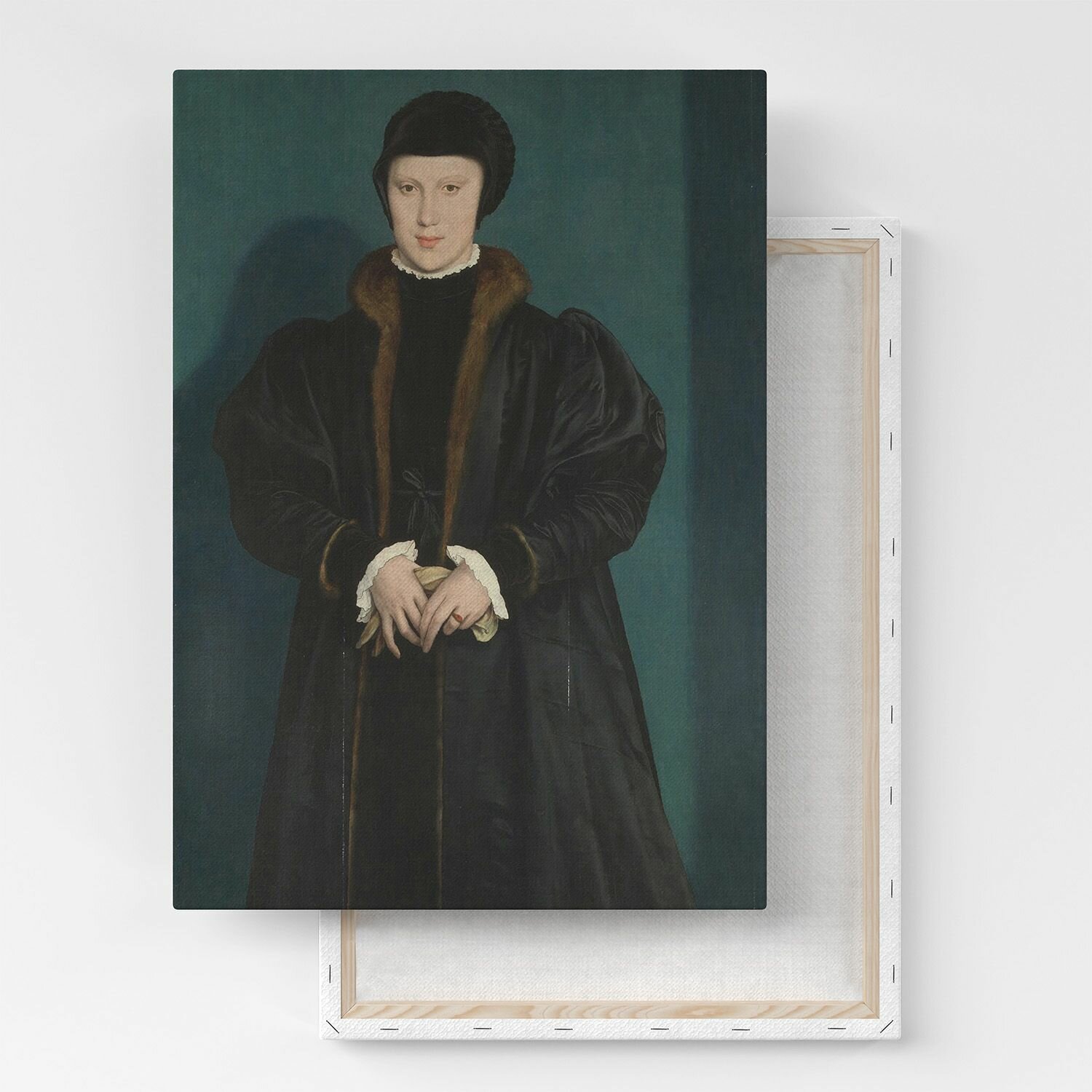 Картина на холсте, репродукция / Ганс Гольбейн - Christina of Denmark / Размер 30 x 40 см