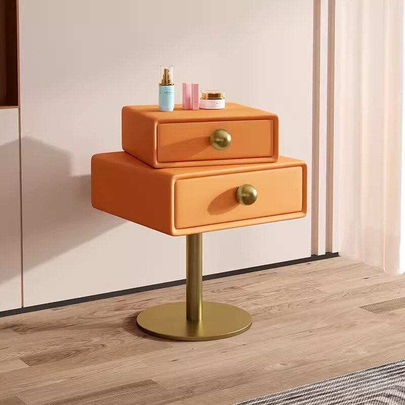 Прикроватная поворотная тумбочка Garcia (Оранжевый/ 45см)
