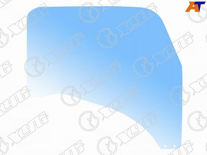 Стекло боковое опускное (Спереди / Справа / Цвет зеленый) Mitsubishi Fuso Canter FE7 02-12 / Fuso Canter FE8 02-23