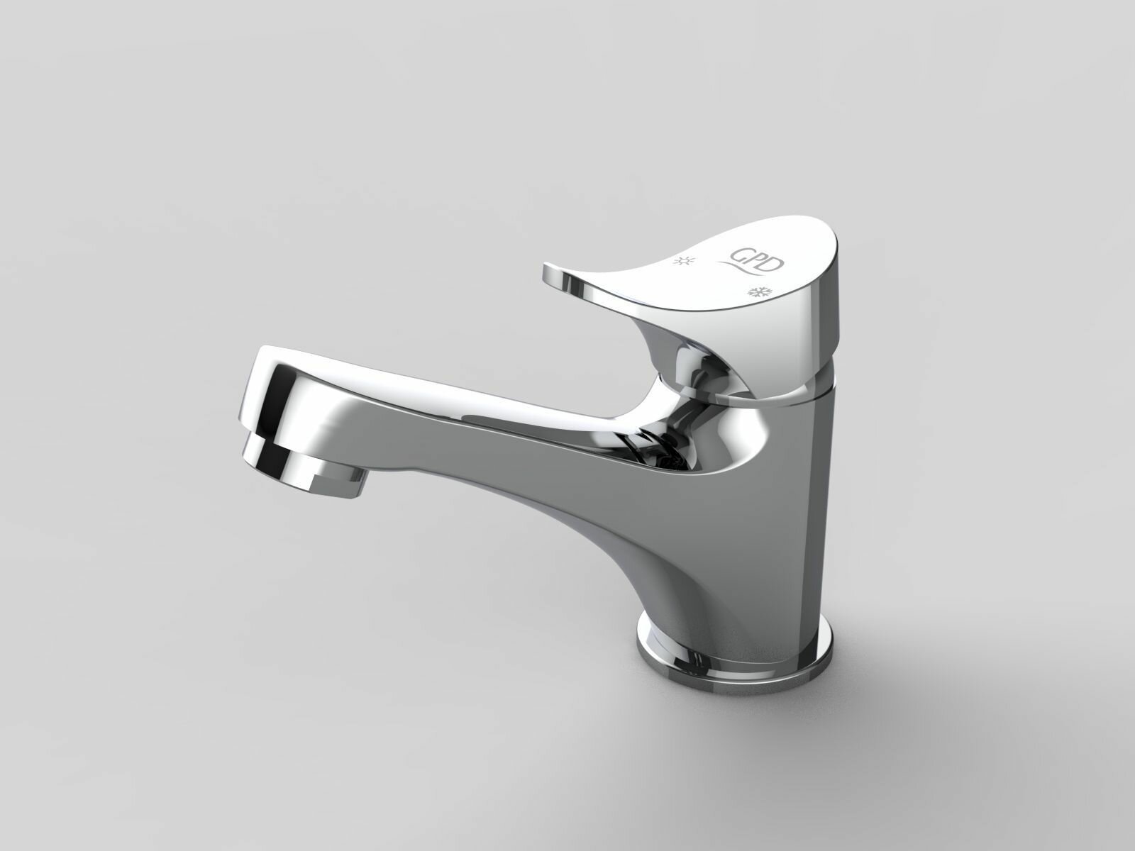 Смеситель для раковины Хром GPD FLORUS MLB170