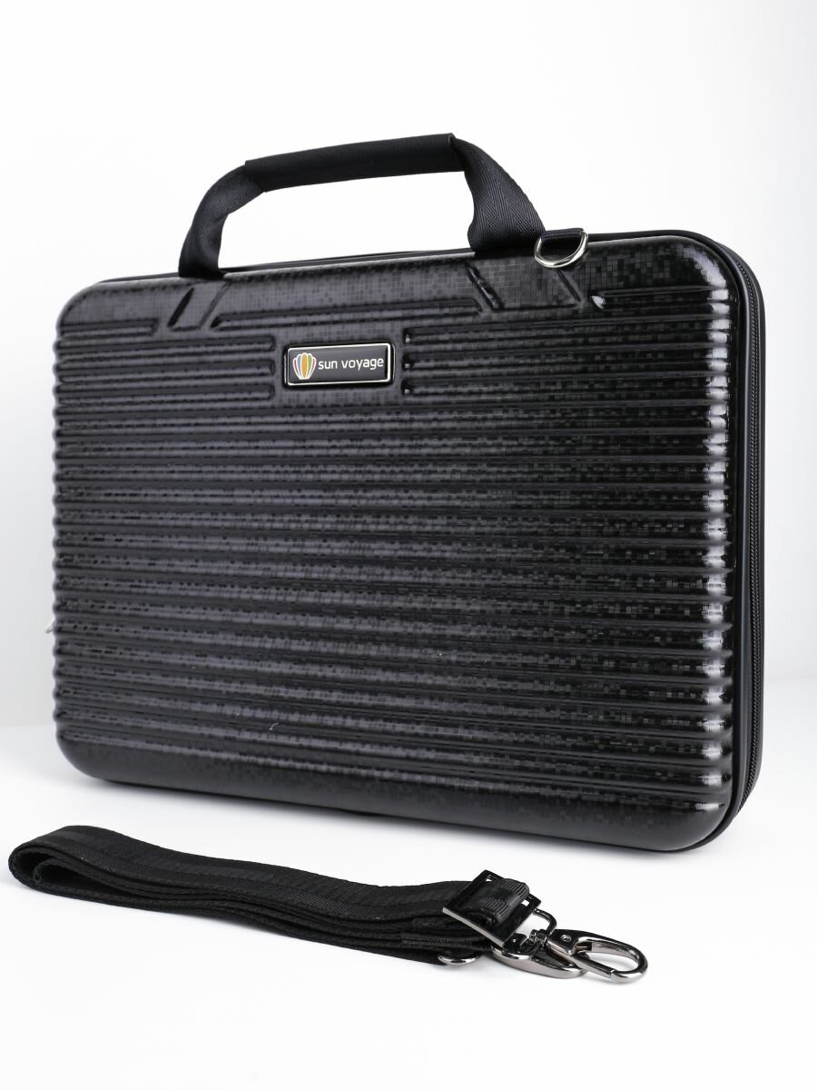 Сумка кейс для ноутбука с плечевым ремнем/ Поликарбонат/ 13 дюймов