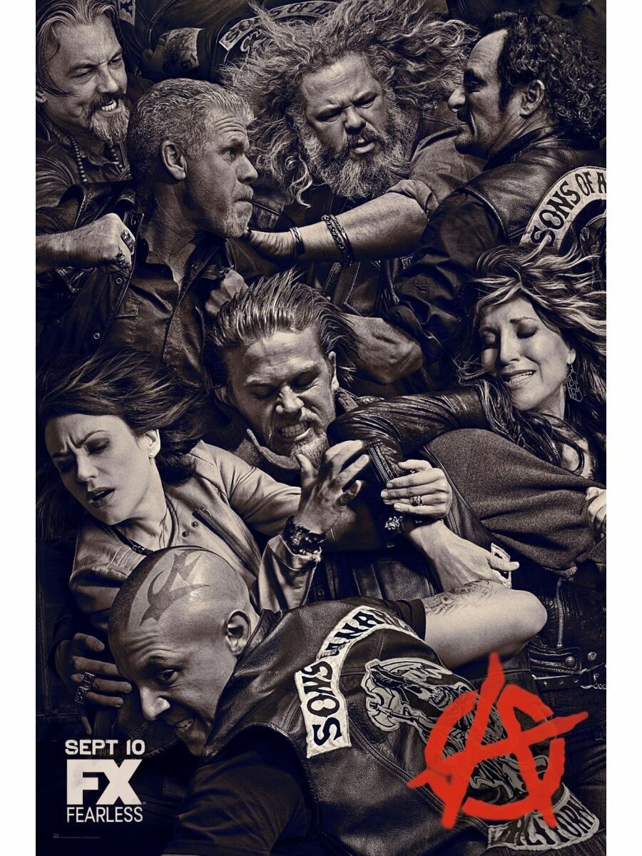 Постер "Sons of anarchy. Сезон 5"