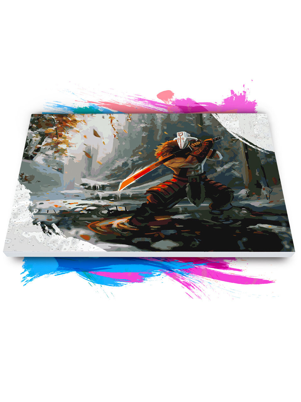 Картина по номерам на холсте Dota 2 - Juggernaut, 60 х 90 см