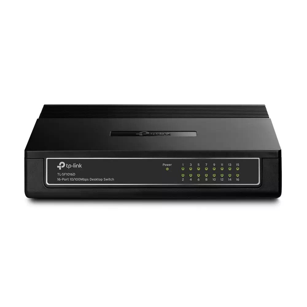 Неуправляемый коммутатор (свитч) Tp-Link TL-SF1016D 16 портов, 10/100 Мбит/с