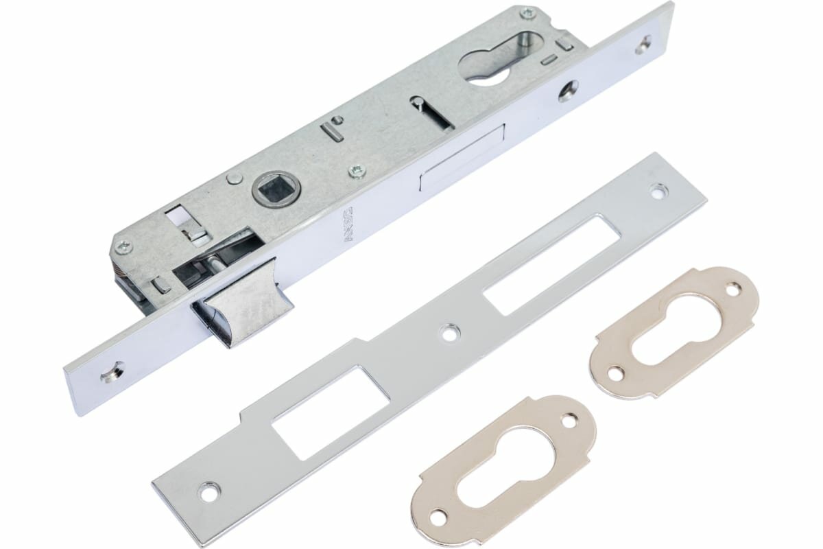 ANBO врезной замок м/о 85 мм, пл. 23 мм, д/м 20 мм, с фалевой защелкой l4375 ANBO11532320