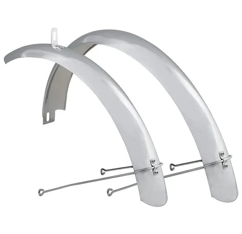 Комплект крыльев 26" Trix HD-5, металлические, с "усами", хром
