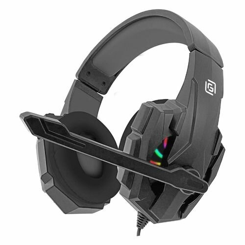 Гарнитура игровая Oklick HS-L355G, для компьютера, мониторные, проводные, черный [1939807]