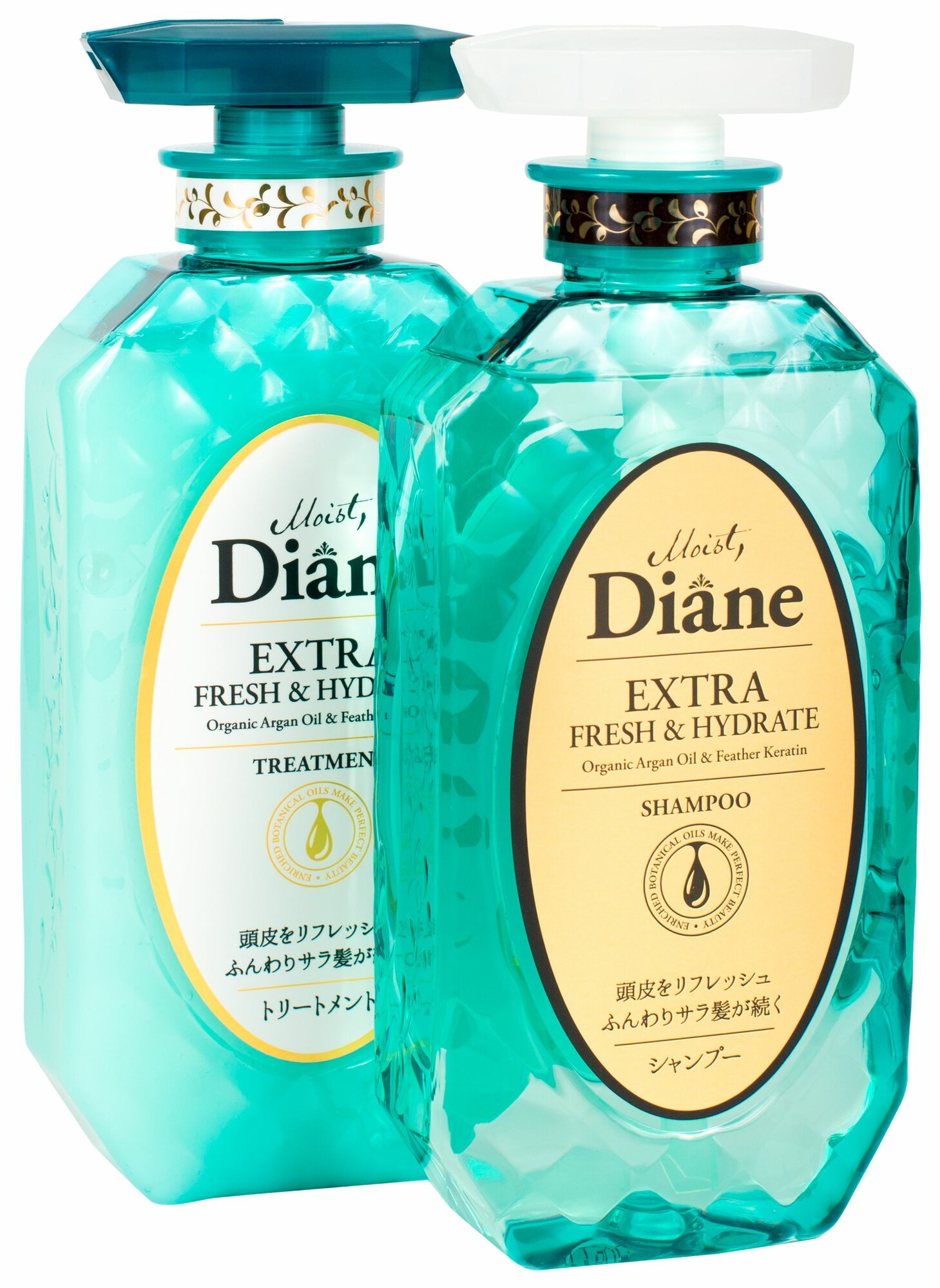 Набор средств по уходу за волосами Moist Diane Шампунь+Бальзам Свежесть 2*450 мл