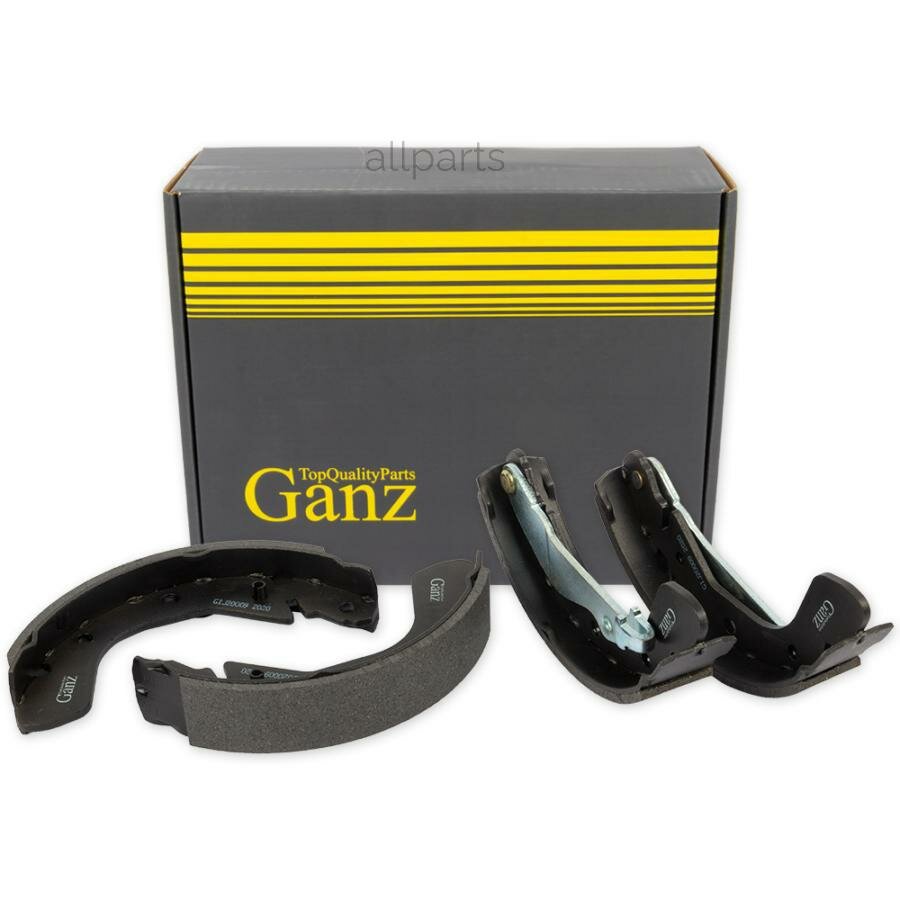 GANZ GIJ20009 Колодки барабанные для DAEWOO Lanos (03-)/Aveo GANZ GIJ20009