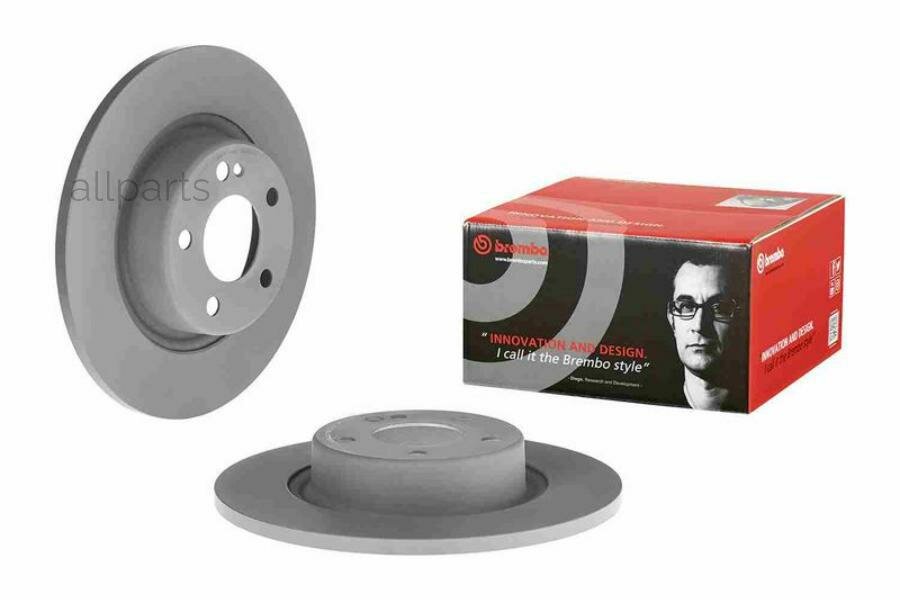 BREMBO 08. D530.13 Диск тормозной задний с покрытием MB C-205 13-> BREMBO 08. D530.13