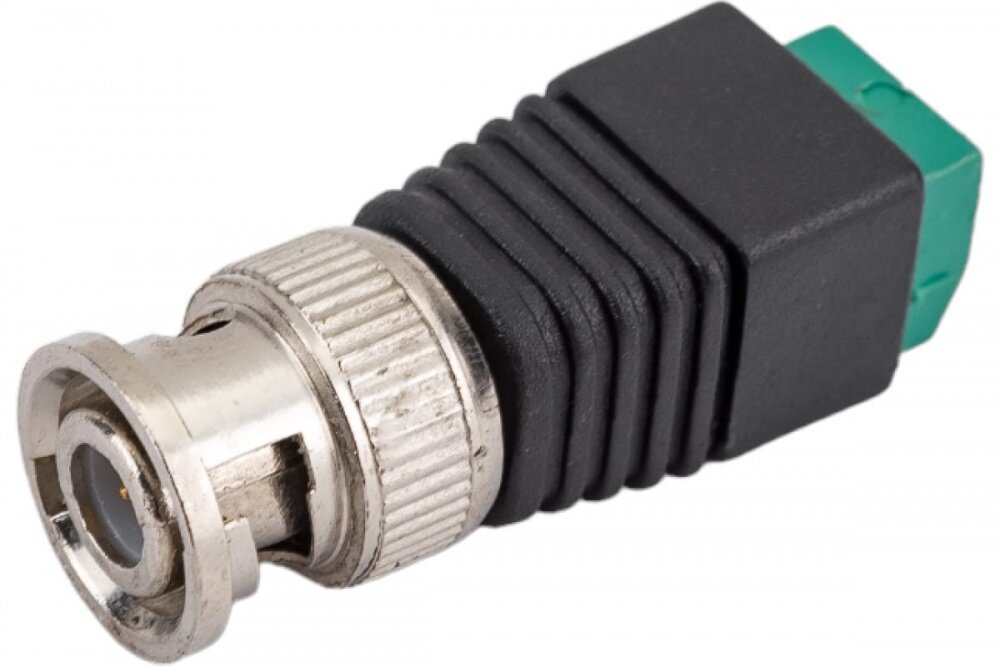 Разъем BNC штекер пластик на кабель, винт, Pro Legend