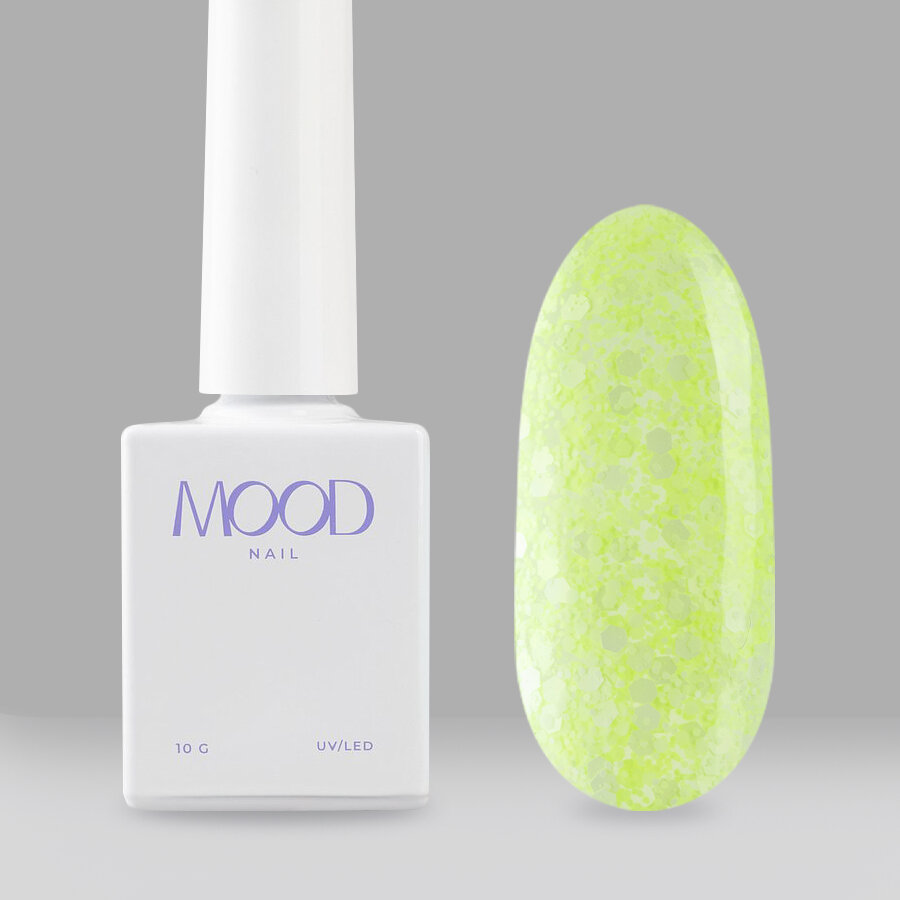Гель-лак MOODNAIL Holi Festival Yellow, 10 г