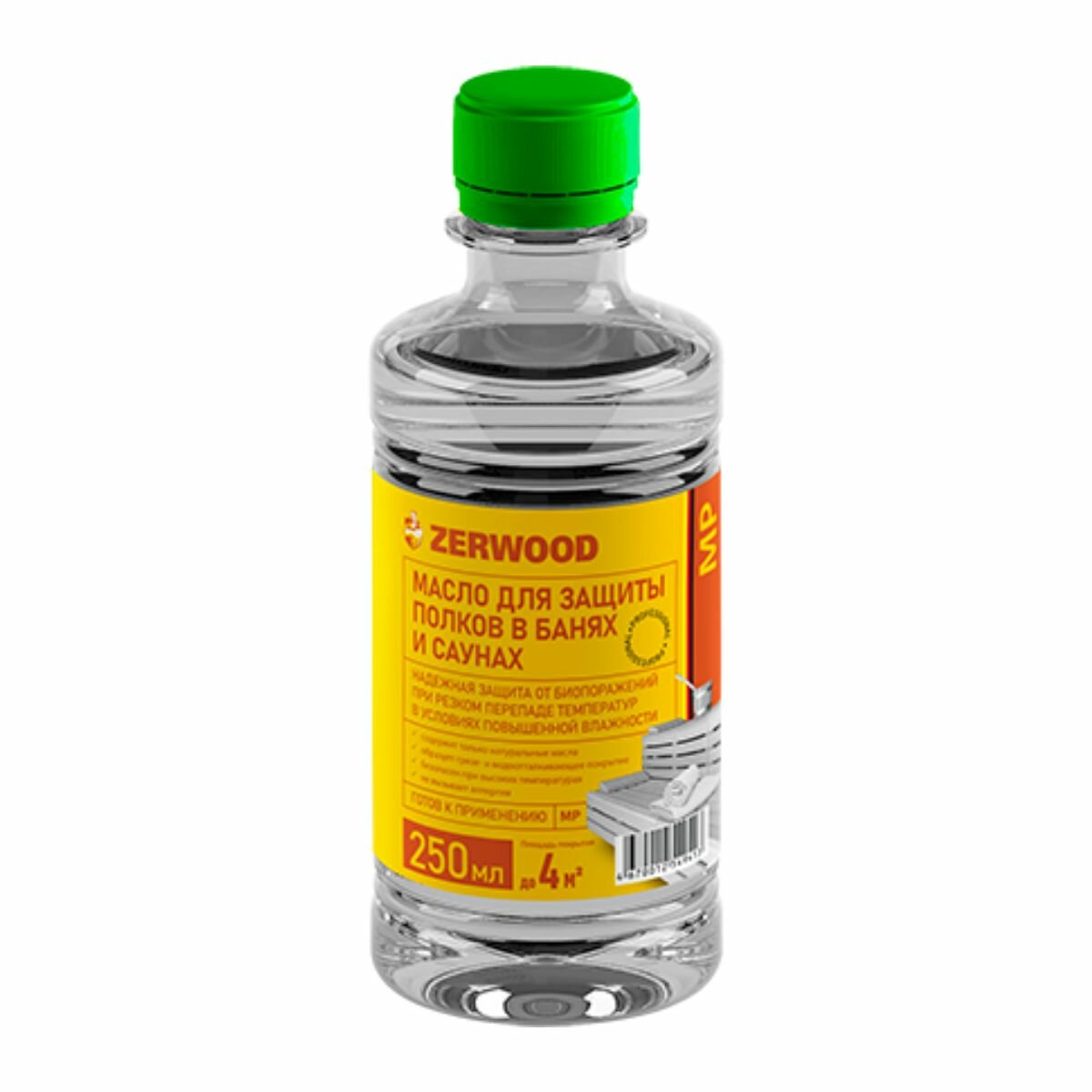 Масло для защиты полков в банях и саунах ZERWOOD 250мл