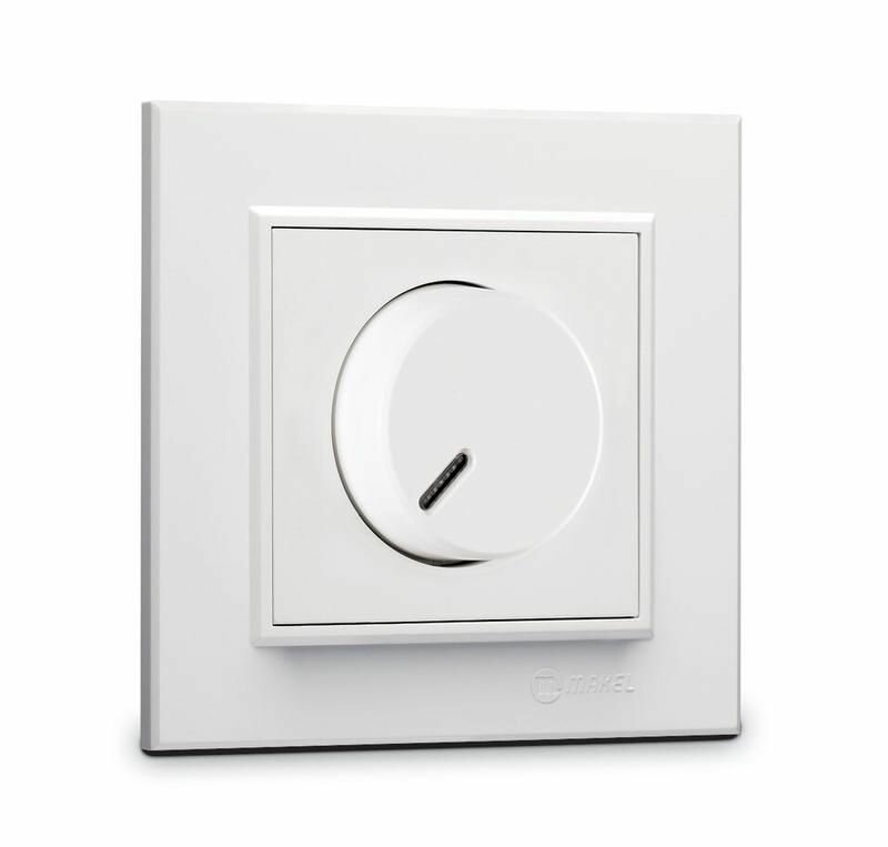 Диммер СП 600Вт Karea IP20 бел. Makel 56001011