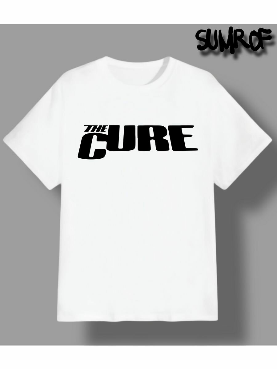Футболка с надписью the cure группа