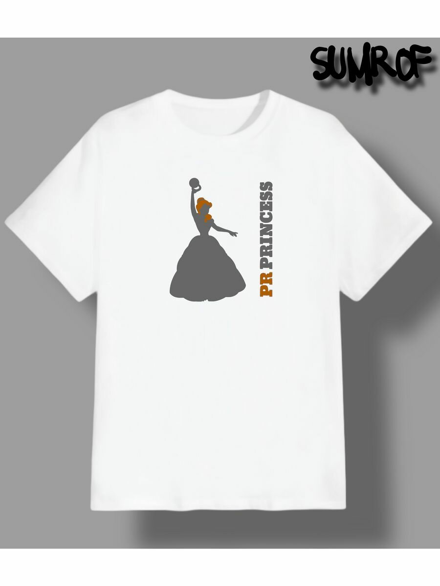 Футболка тяжелая атлетика принцесса