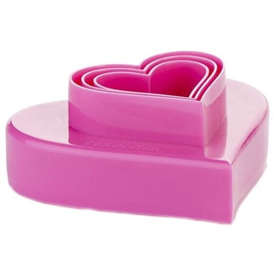 Двухсторонние формочки Tescoma сердечки DELICIA, 6 размеров (630862)