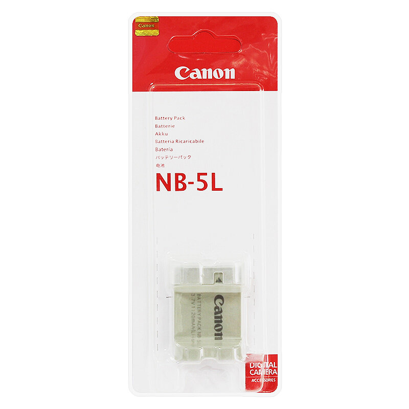 Аккумулятор NB-5L, 1120 мАч, для цифровых фотоаппаратов Canon