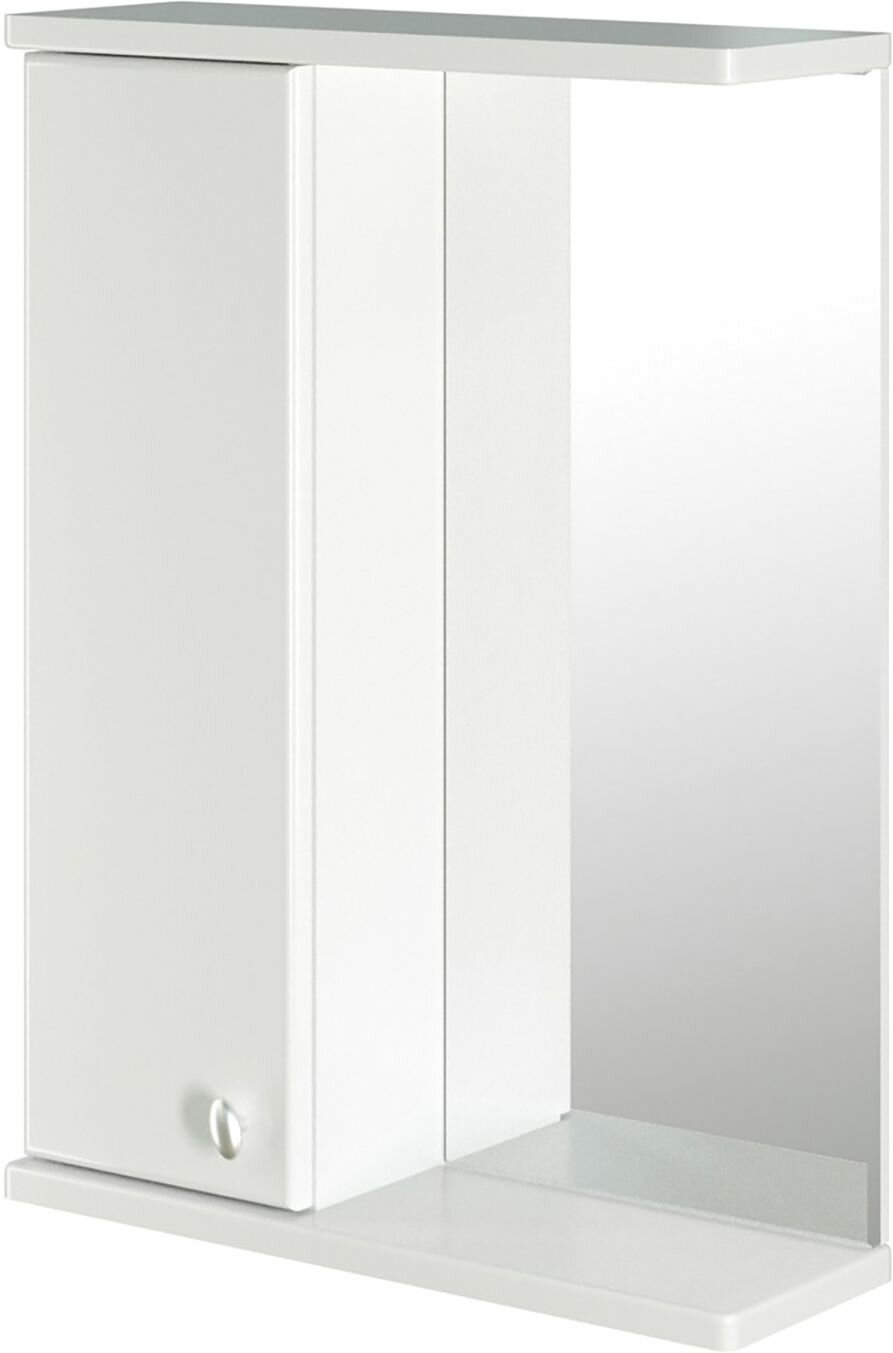 Зеркало-шкаф Mixline Норд 55 L белый