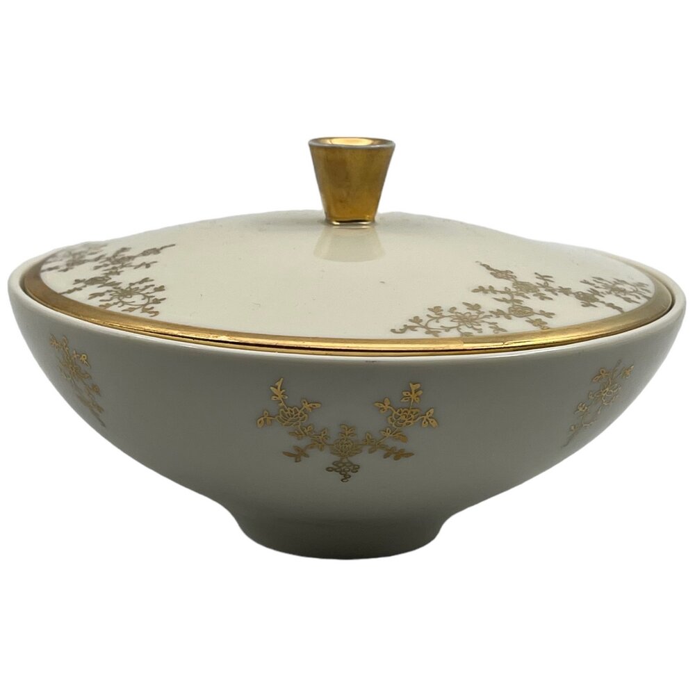 Шкатулка - бонбоньерка "Rosemaria", фарфор, позолота, роспись, 1938-1958 гг, AL-KA Kunst, Германия