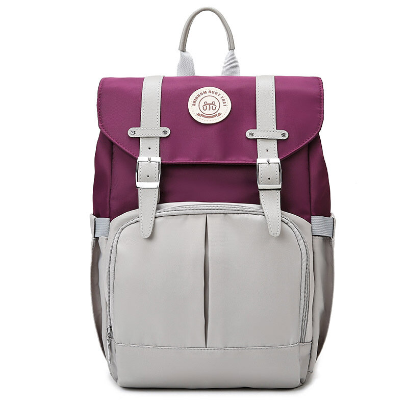 Что сейчас на карточке Рюкзак для мам Fly фиолетовый/серый