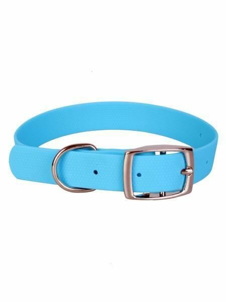 Ошейник биотан M 20" 27-41см PerseiLine ОБ-9 голубой