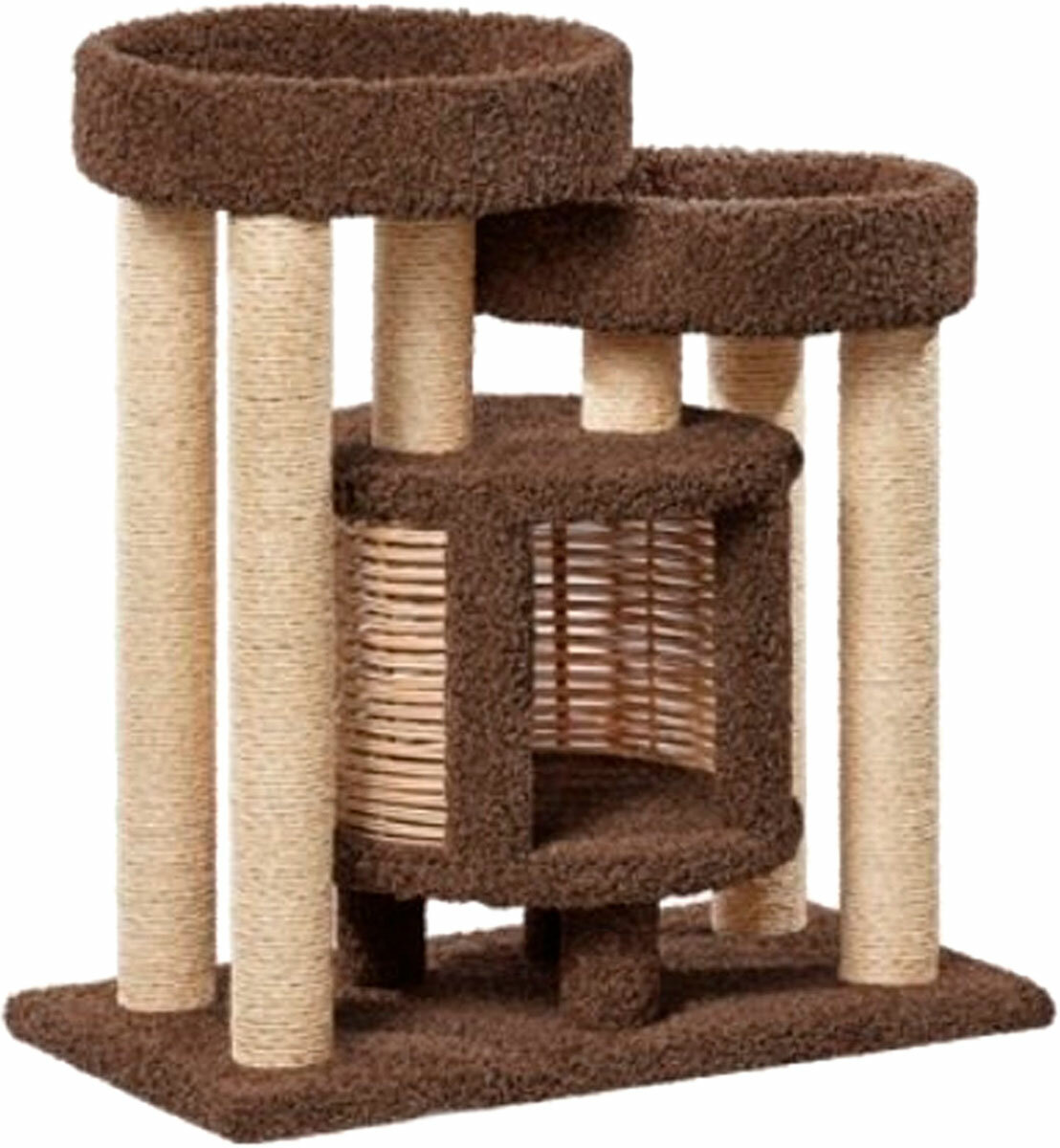 Домик Понго Пушок ковролин коричневый NEW 1 шт