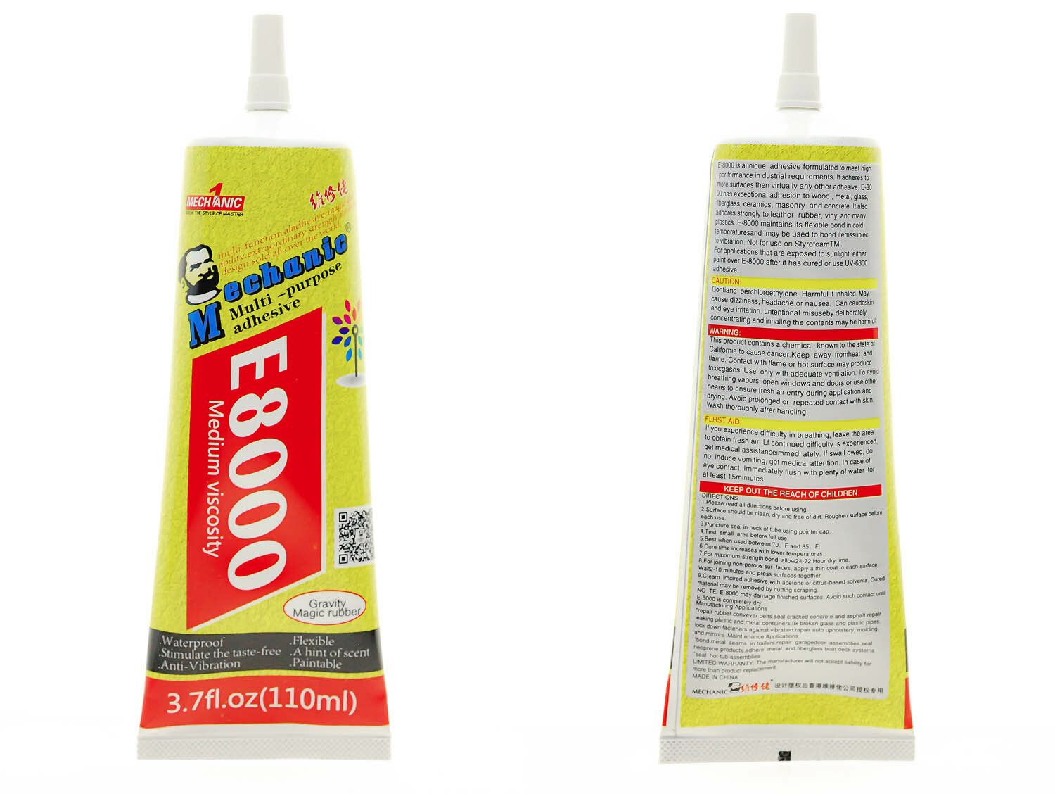 Клей-герметик для тачскринов Mechanic E-8000 110ml (прозрачный)
