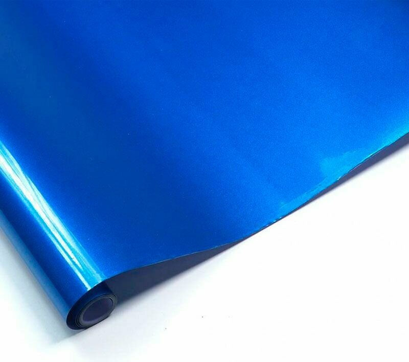 Пленка для обтяжки авиамоделей Haoye HY ширина 638 мм. синяя металлик 2 метра WG044-00123-2