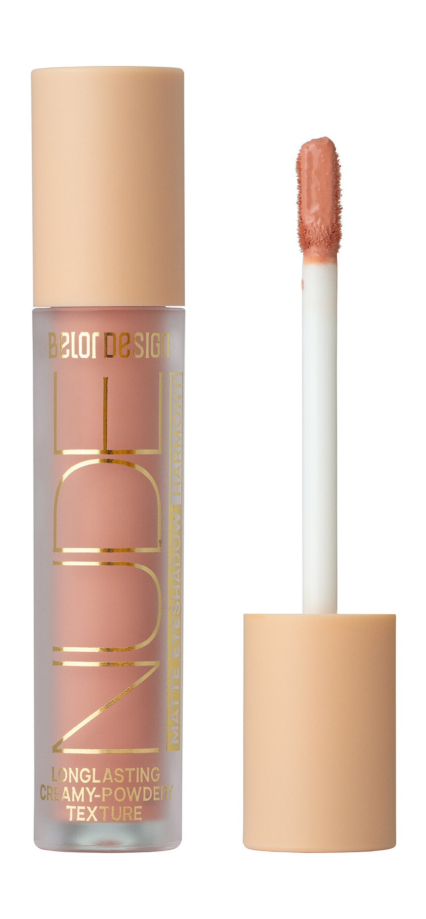 BELOR DESIGN Тени матовые Nude Harmony, 4,6 гр, 4 Розовый Беж