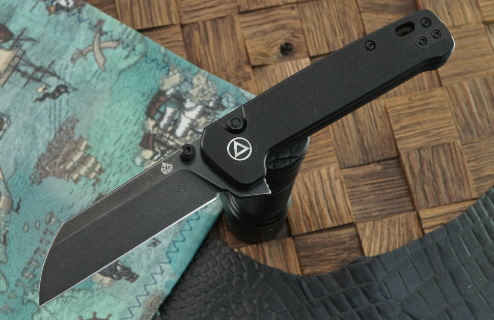 Складной нож QSP Knife Penguin Button Lock QS130BL-A2