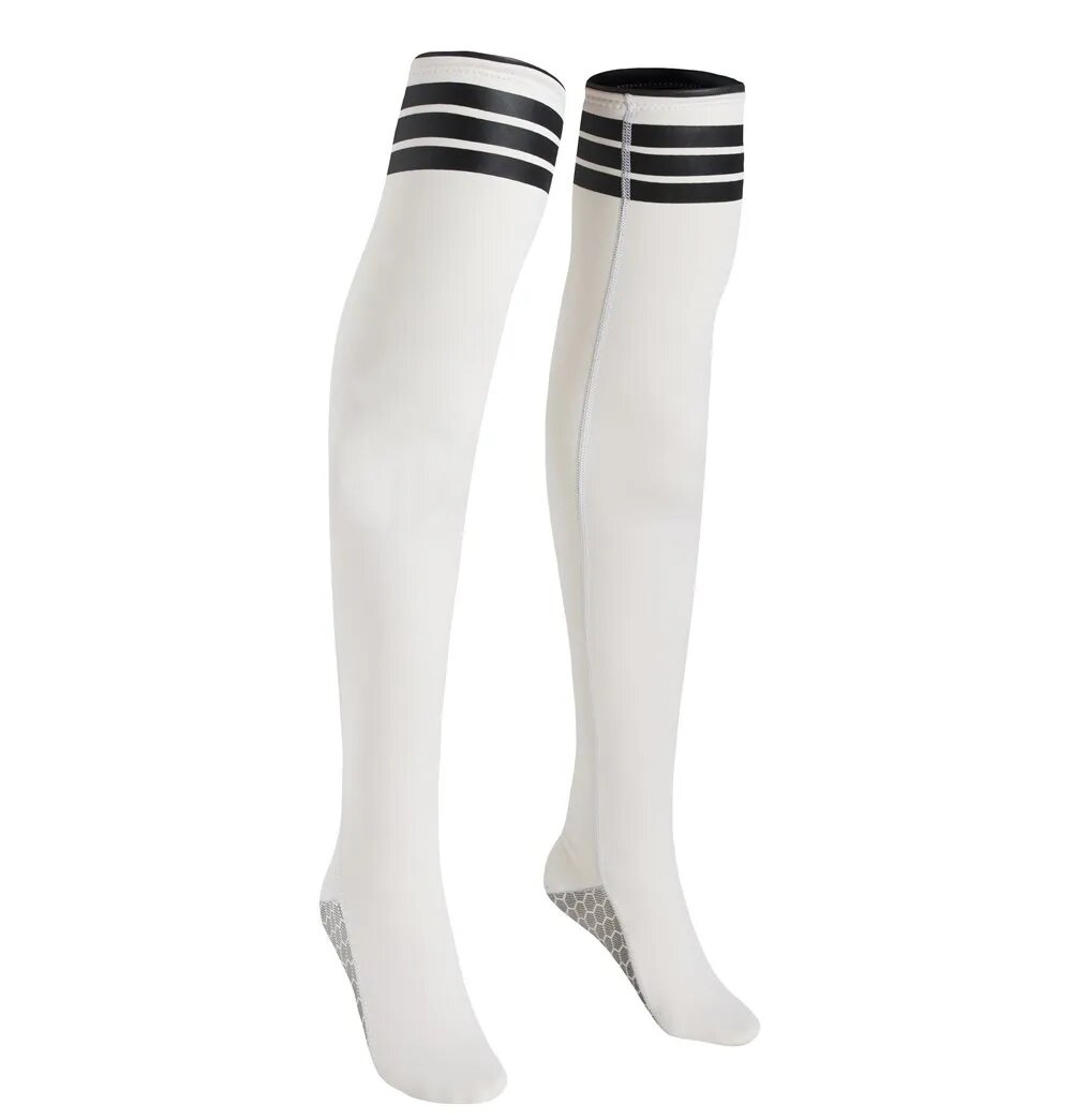 Неопреновые длинные носки для дайвинга 1,5 мм Белый, White, L