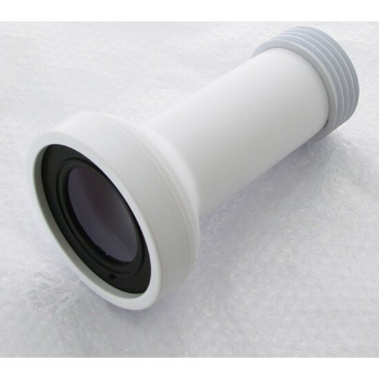 Труба фановая Mcalpine MRWC2, L=260 мм с манжетой, вход 97-107 мм, выход 110 мм