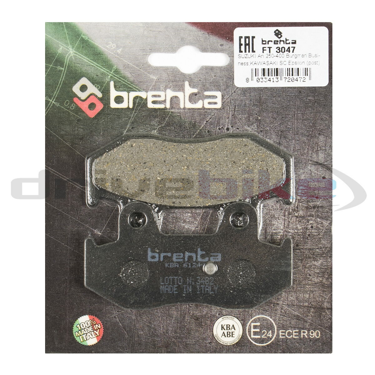 BRENTA Тормозные колодки FT 3047 Organic
