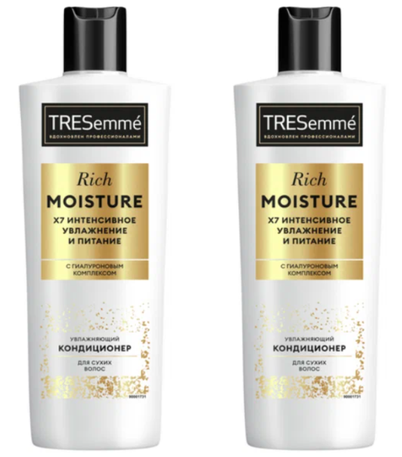Кондиционер для сухих волос Tresemme Rich Moisture, увлажняющий, 400 мл, 2 шт
