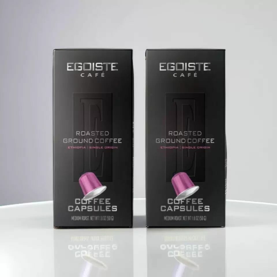 Кофе в капсулах EGOISTE Cafe ETHIOPIA для системы Nespresso (Франция), 20 шт.