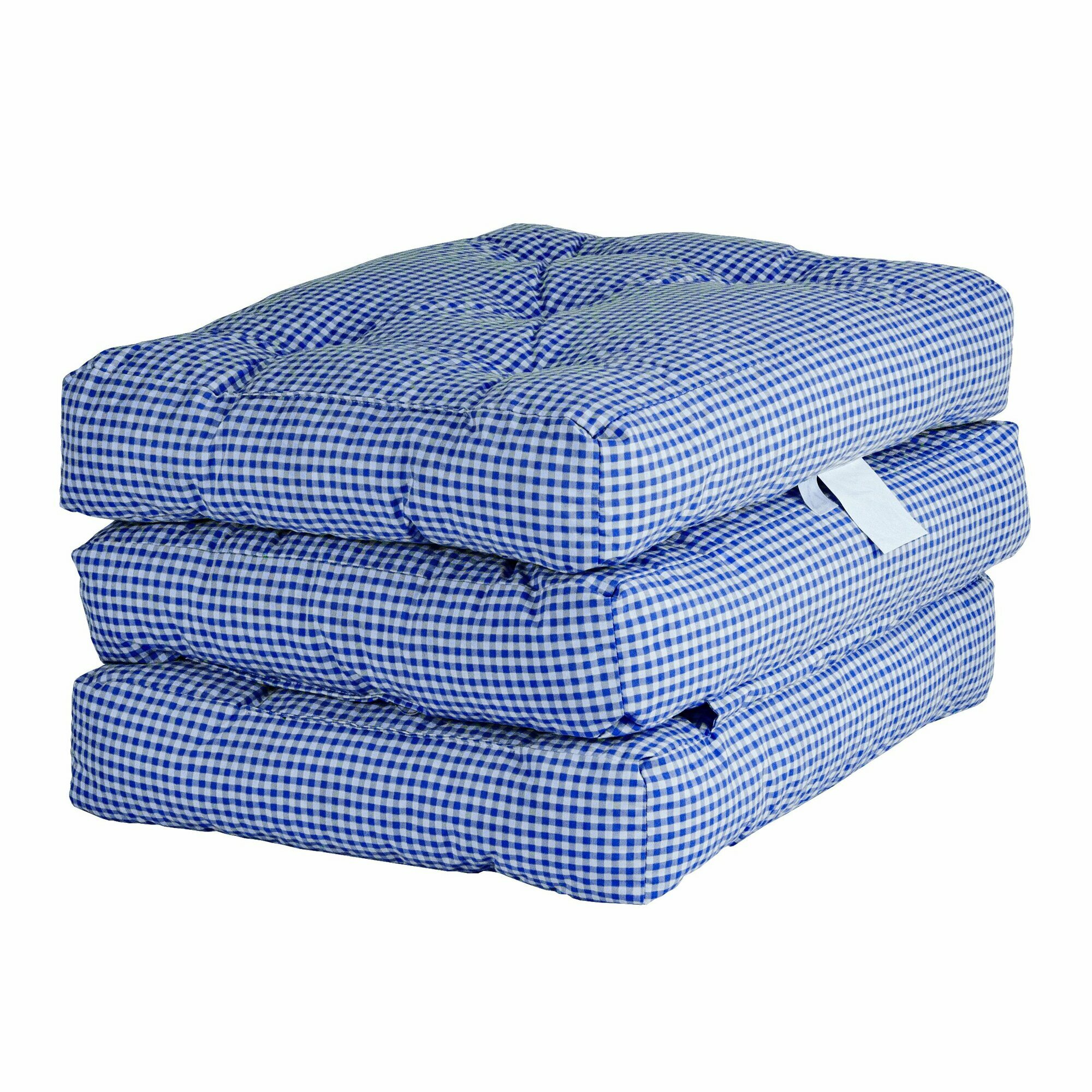 Футон C, blue, Ткань, Пенополиуретан, 200x16x80 см.