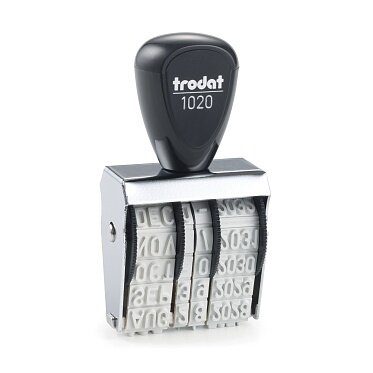 Trodat 1020 ленточный датер высота символа 5мм, банковский