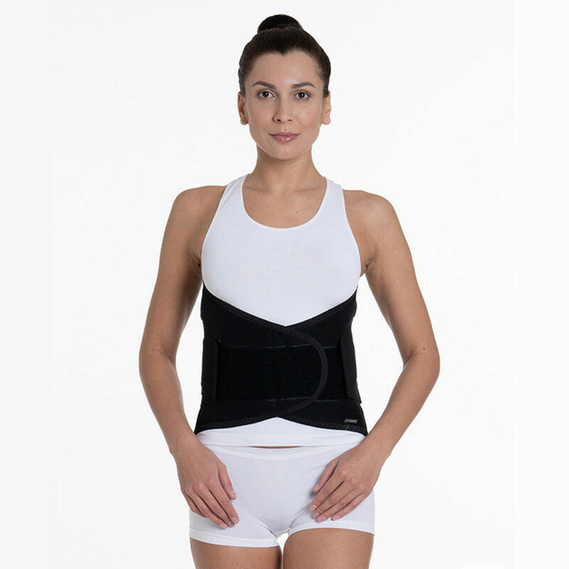 К-614ш_№3_Корсет ортопедический поясничный, усиленный, (широкий) (60-80см)